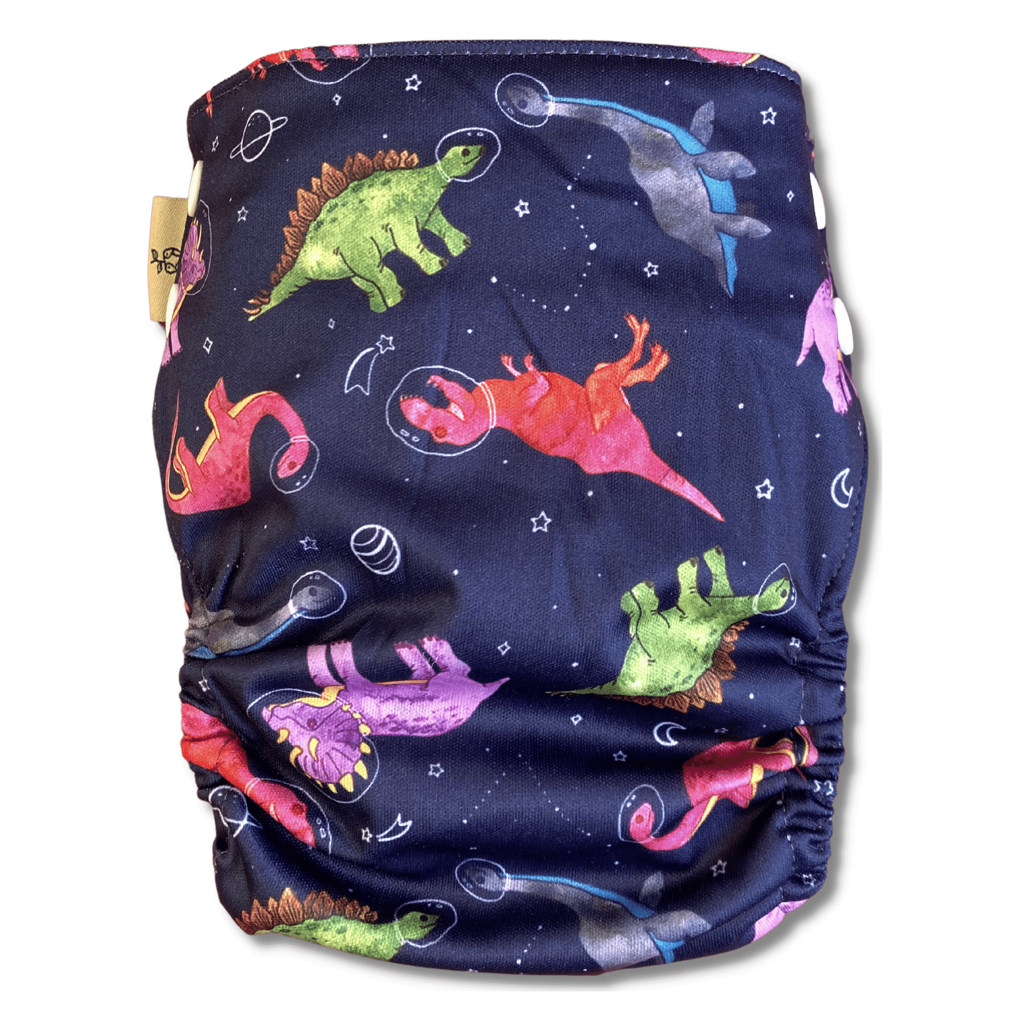 'Space Explor-ROAR' OSFM Side Snapping Cloth Nappy – Earthside Eco Bums